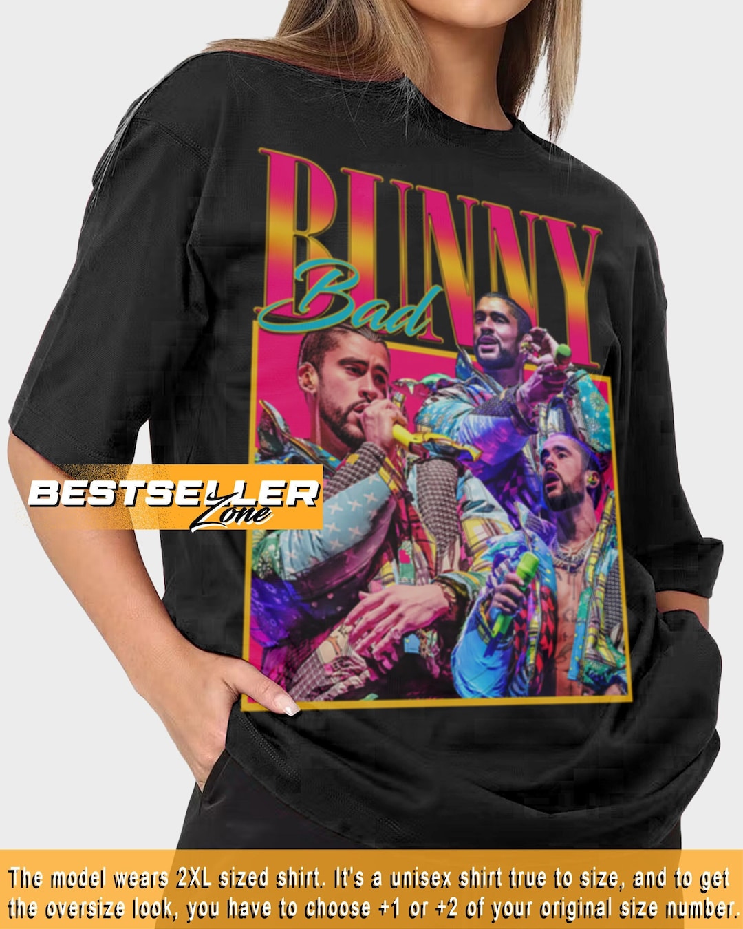 Limited Bad Bunny Shirt Bad Bunny Tshirt Bad Bunny Retro Bad - Etsy