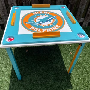 Miami Dolphins Domino Table - Etsy