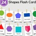 Shape Cards Maths Flash Cards PDF Printable Download Children ...
