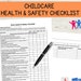 Child Care Health and Safety Checklist Daycare Child Minding ...