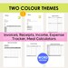 Day Care Finance Bundle, Income Tracker, Receipts, Meal Costs ...