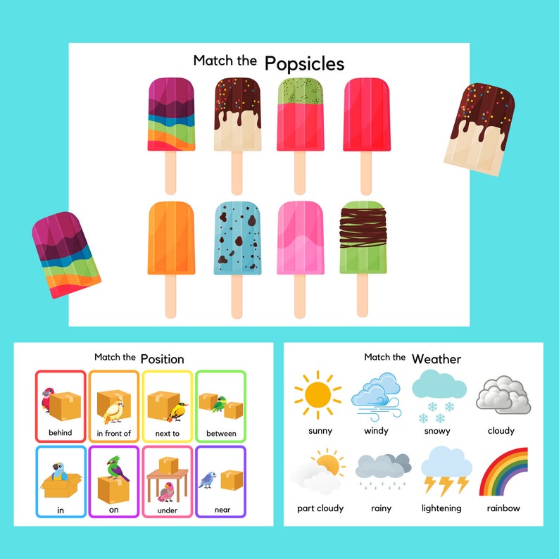 Toddler Busy Book Printable, First Learning Binder, Educational ...