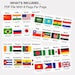 100 World Country Flags Flash Cards Instant Download - Etsy