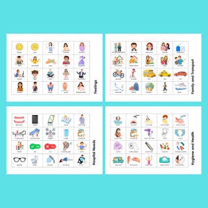 Communication Book, Non Verbal Cards, Visual Board, Special Needs ...