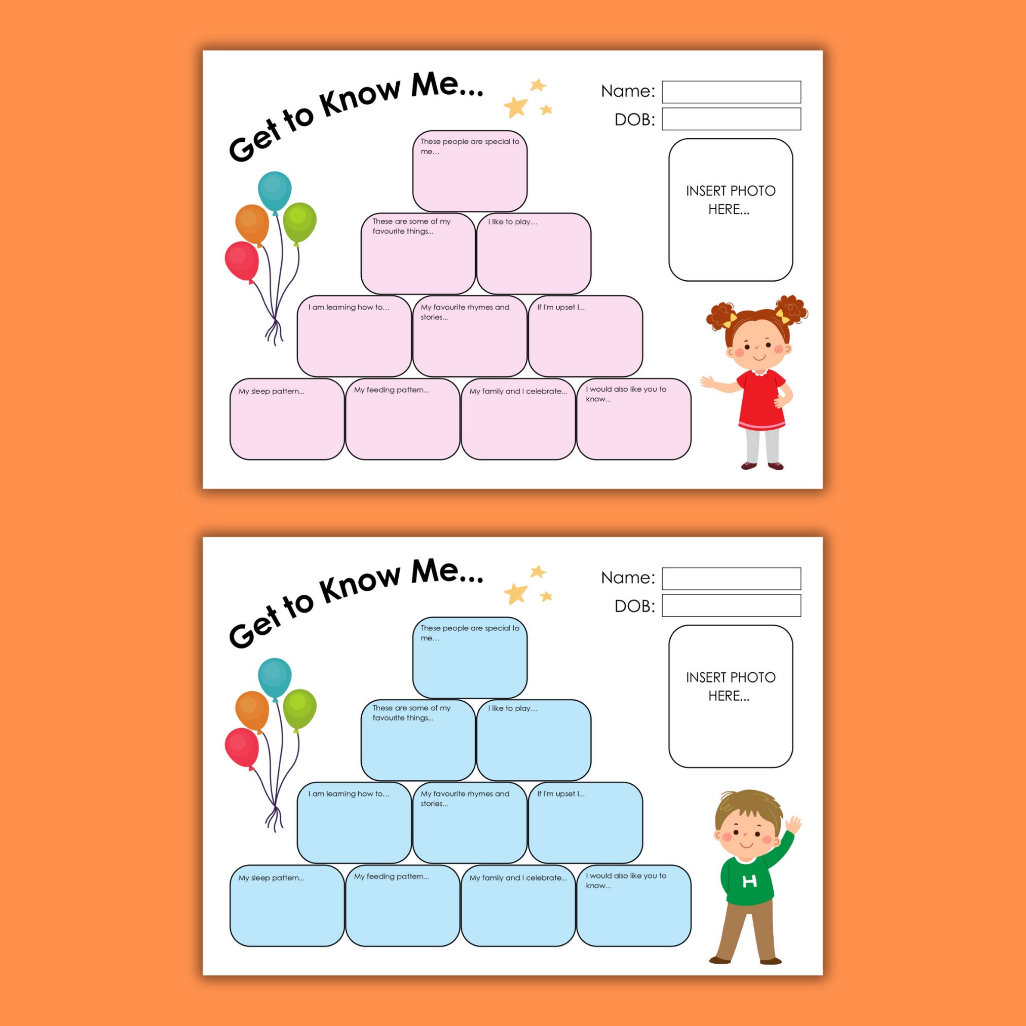 Day Care, Get to Know My Child, Child Information Request, Childminder ...