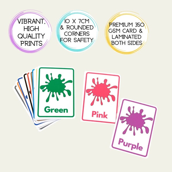 Toddler Flash Cards - Etsy UK