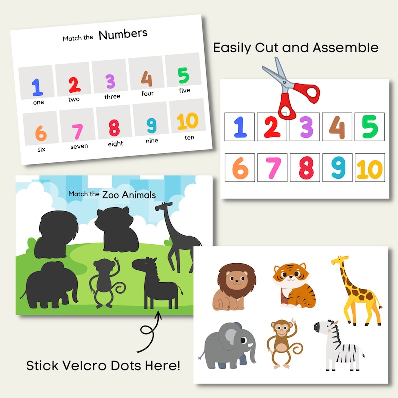 Printable DIY Toddler Binder Book, Learning Binder, Educational ...