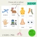 First Words Alphabet Flash Cards Baby Toddler Children Educational ...