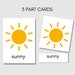 Weather Cards Preschool Printable Flash Cards Educational Montessori ...