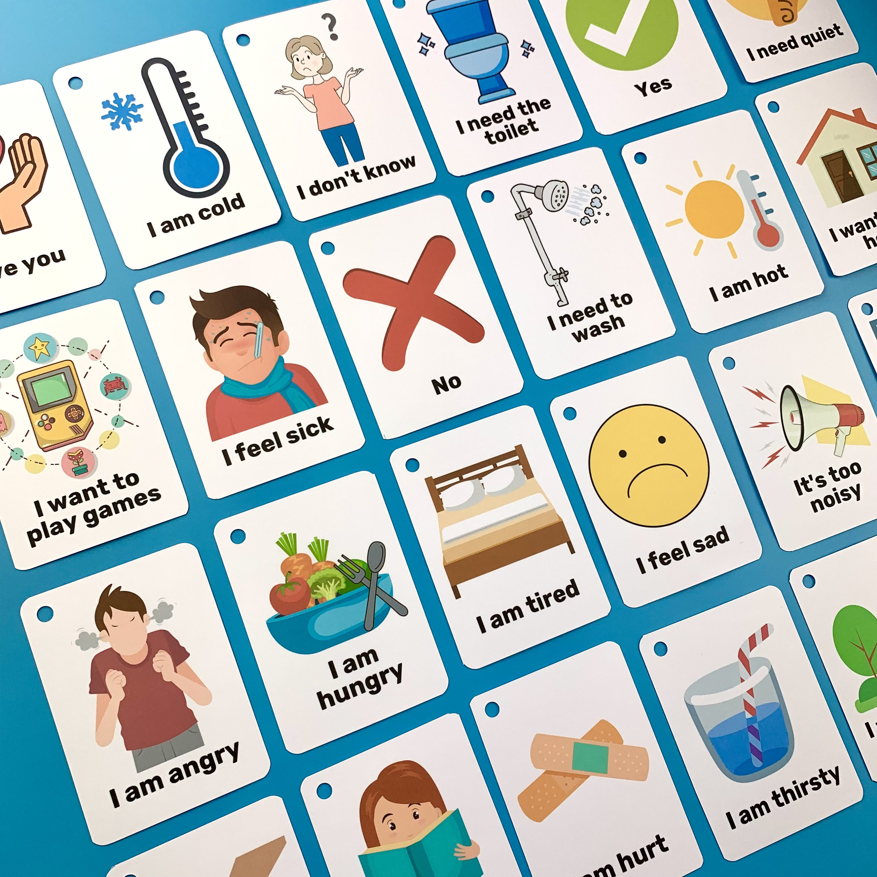 Communication Speech Flash Cards ASD Instant Download Special Needs ...