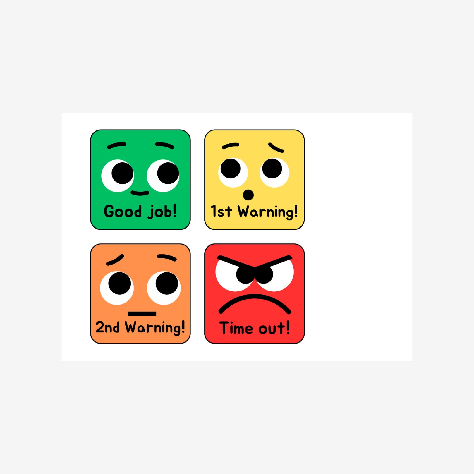 Teacher Behaviour Cards, Regulation, Classroom Rules, Awareness Circle ...