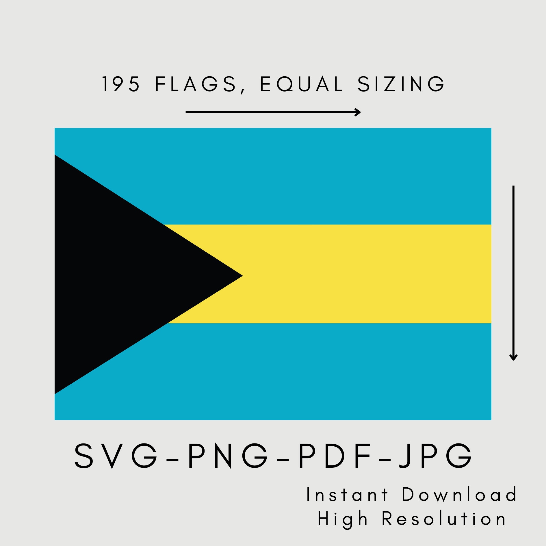 Flags of the World Bundle Svg Pdf Png Jpg Files Digital Download, 95 ...
