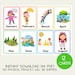 Months of the Year Flash Cards PDF Printable Download Children ...