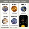 Solar System Planet Flash Cards - Outer Space Facts - Teaching Tool ...