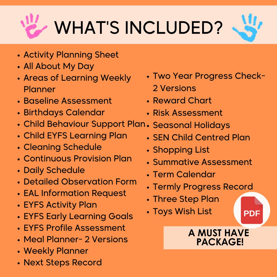 Childminder Planner, Day Care Organiser, Forms, Risk Assessments ...