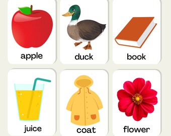 Baby First Flash Cards - Etsy