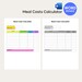 Day Care Finance Bundle, Income Tracker, Receipts, Meal Costs ...