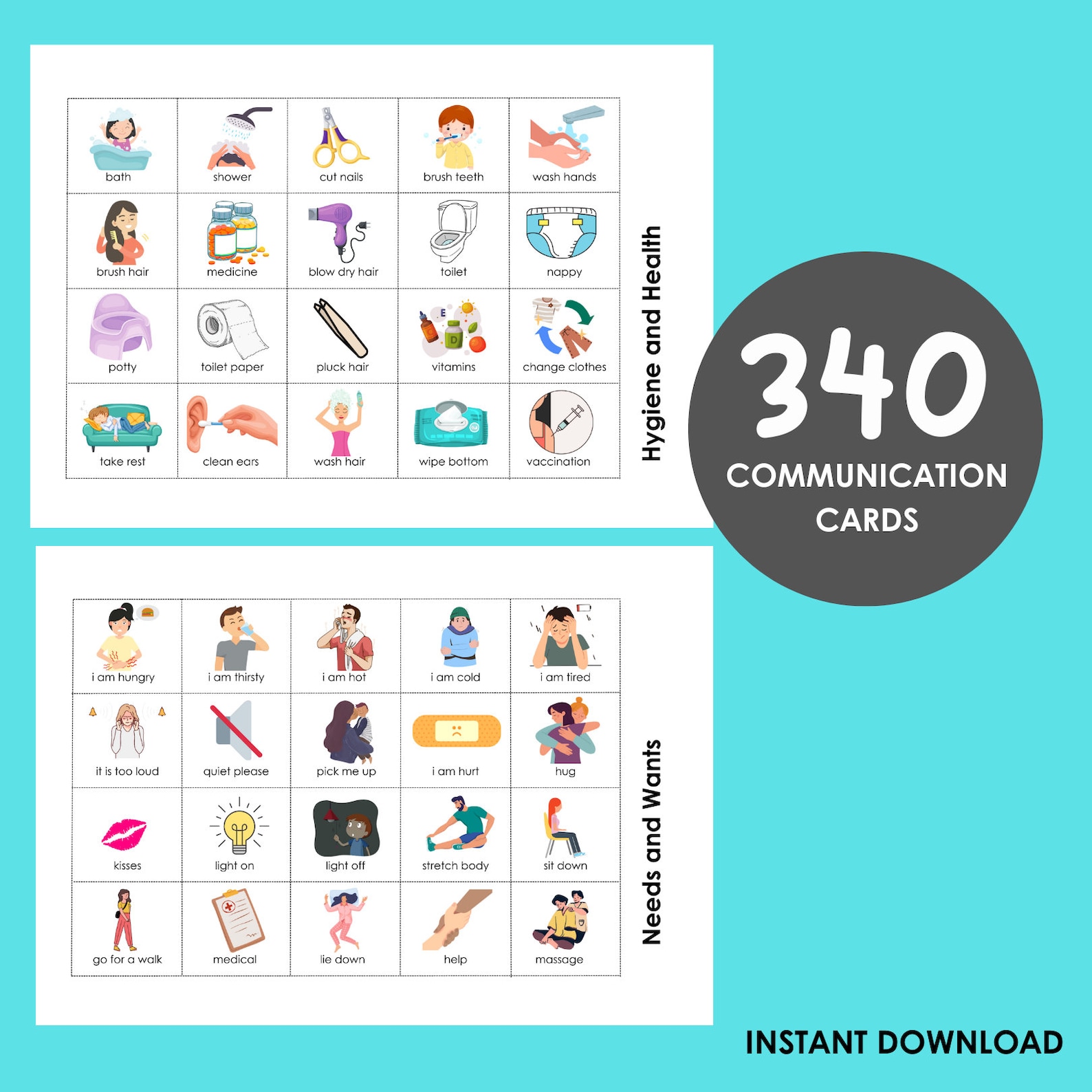 Communication Book, Non Verbal Cards, Visual Board, Special Needs ... Communication Book, Non Verbal Cards, Visual Board, Special Needs ...