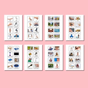 Non Verbal Communication Visual Cards Flash Cards Special Needs ...