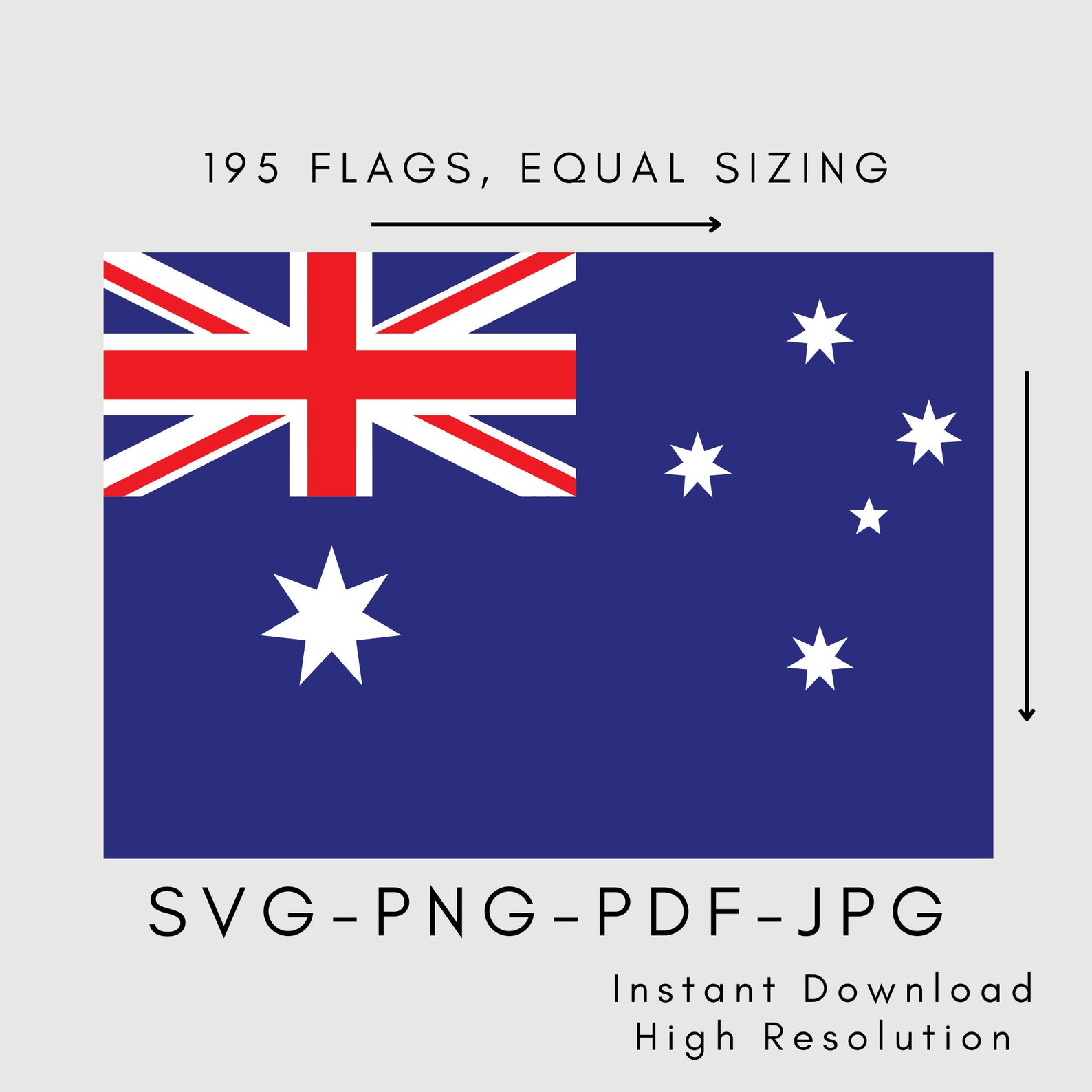 Flags of the World Bundle Svg Pdf Png Jpg Files Digital Download, 95 ...
