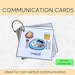 Communication Cards, Speech Flash Cards, Non Verbal Cards, Special ...