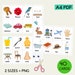 First Words Alphabet Flash Cards Baby Toddler Children Educational ...