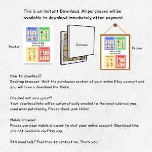 Zones of Regulation Poster, Self Regulation Cards, Lanyard Printable ...