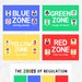 Zones of Regulation Flash Cards AND Display, Self Regulation Cards ...