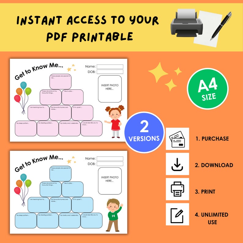 Day Care, Get to Know My Child, Child Information Request, Childminder ...