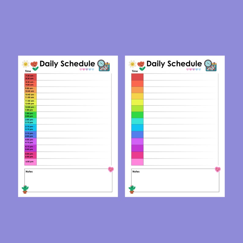 Day Care Daily Schedule, Childminder, Daily Planner, Child Care Daily ...