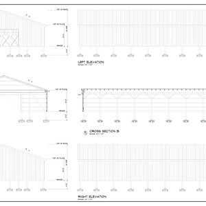 40x64 Pole Barn Plan - Etsy