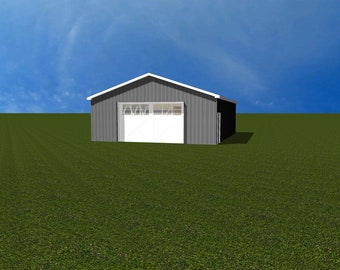 30x40 Pole Barn - Etsy