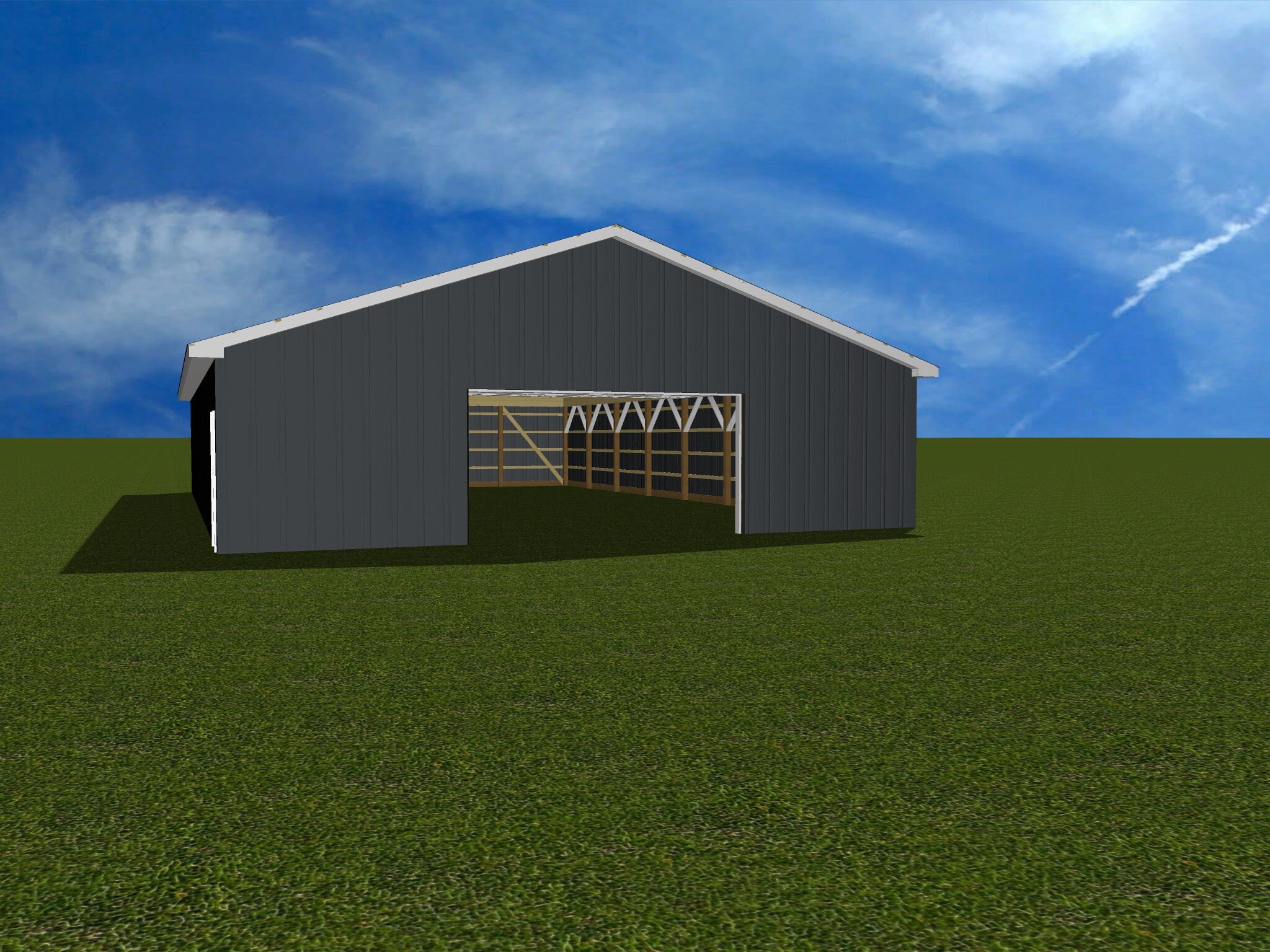 40x64 Pole Barn Plan - Etsy