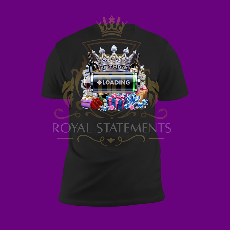 Birthday Queen, Bling, Clipart, Birthday Loading Battery - Etsy