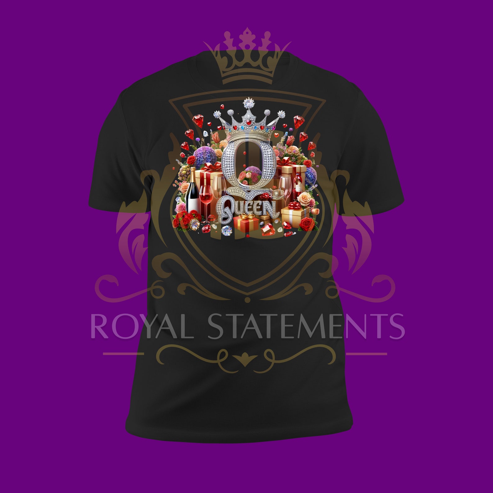 Bling Queen PNG, Clipart, Shirt Design, Queen Birthday - Etsy