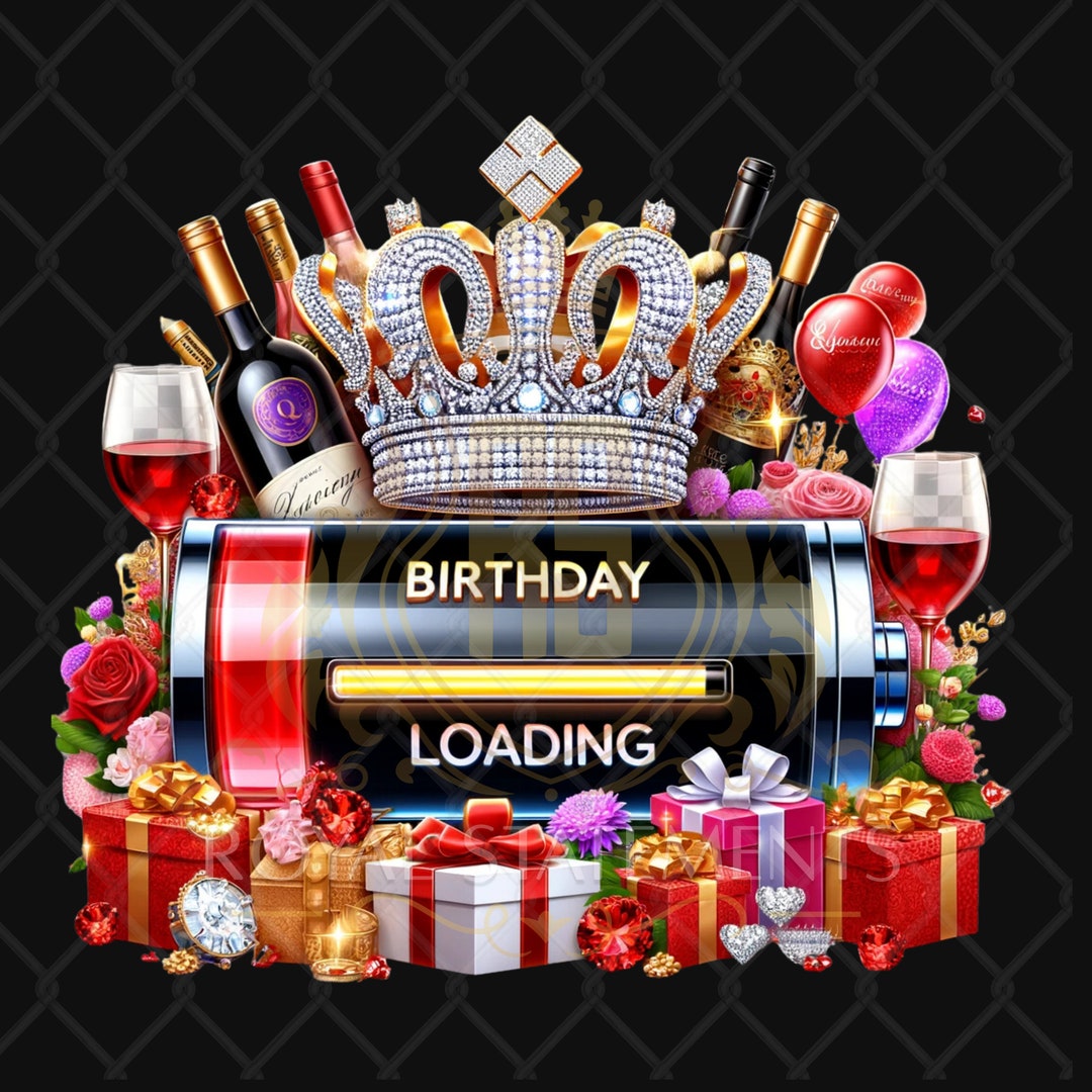 Birthday Loading, PNG, Clipart, Shirt Design, Birthday Loading, Loading ...