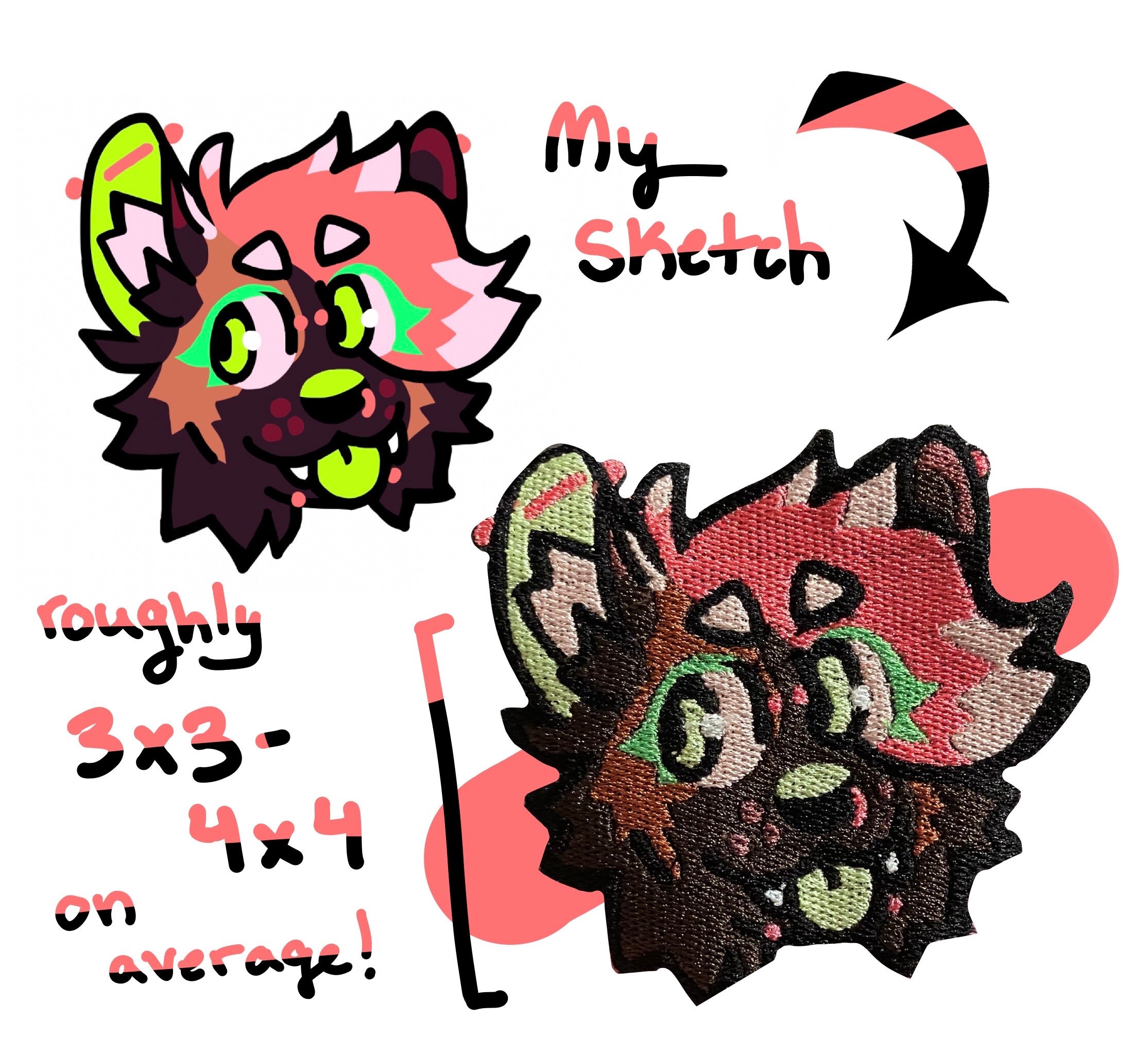 Custom Fursona Patches *read Description* - Etsy