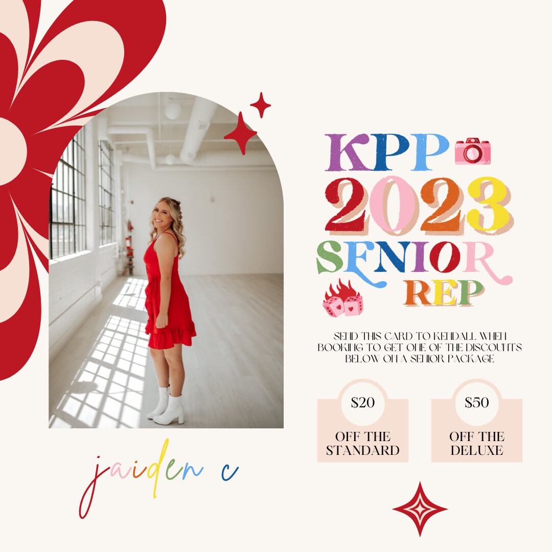 Senior Rep Program Canva Templates Birthday, Referral Cards ...