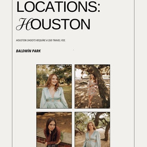 Photography Location Guide: Canva Templates for Photographers - Etsy