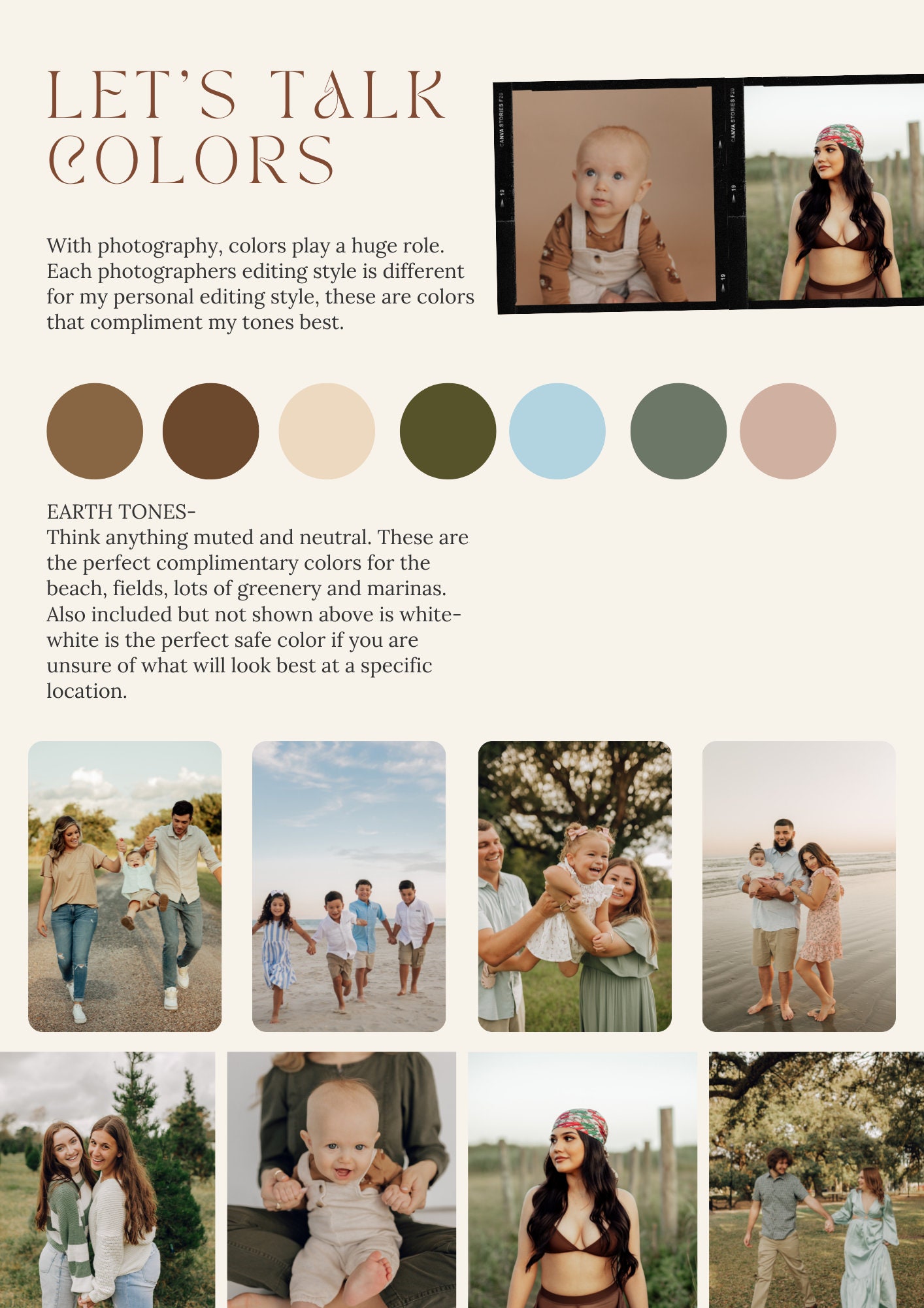 Style Guide Canva Templates for Photographers Portrait - Etsy
