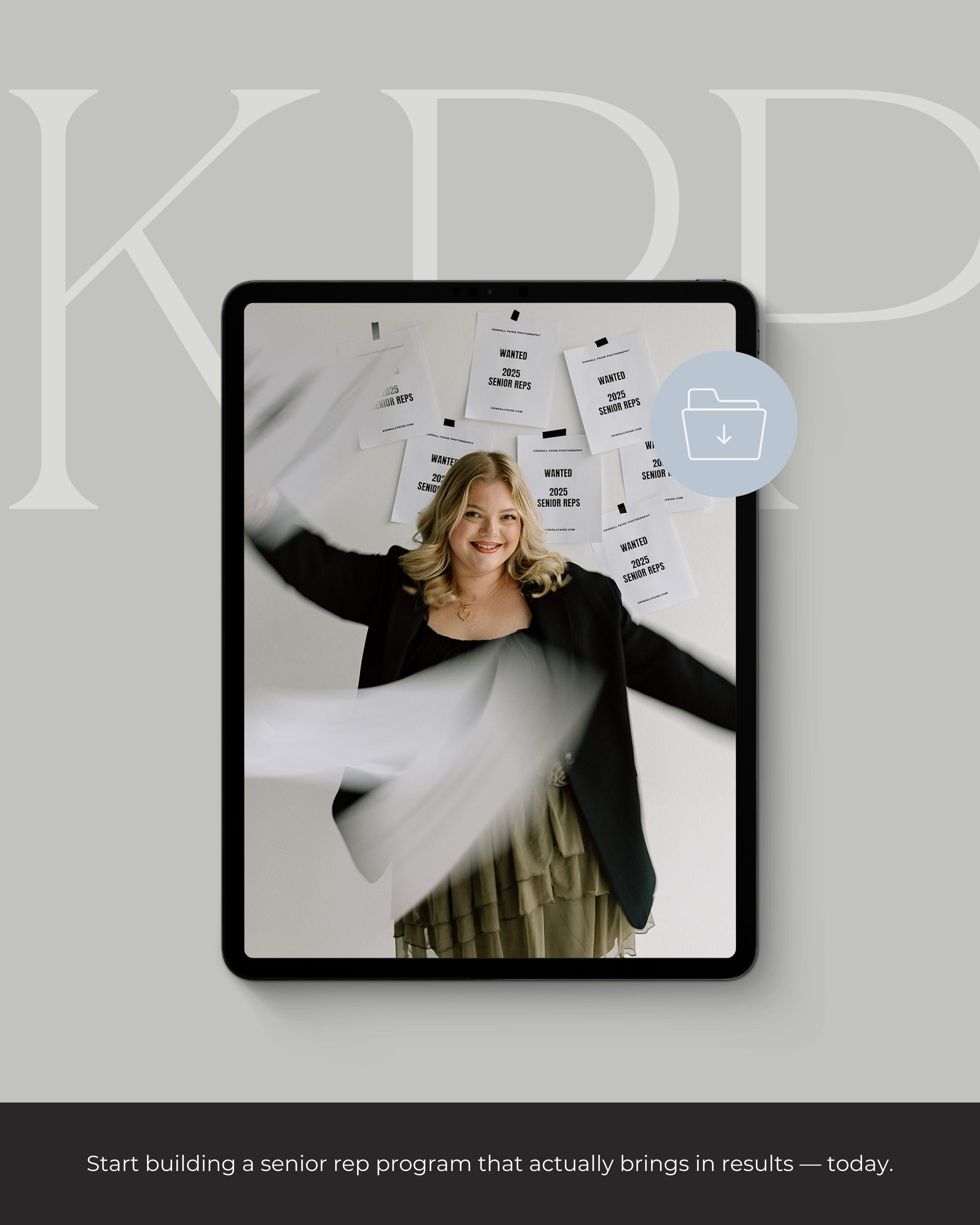 Senior Rep Program Blueprint: Photography Marketing Guide (canva ...