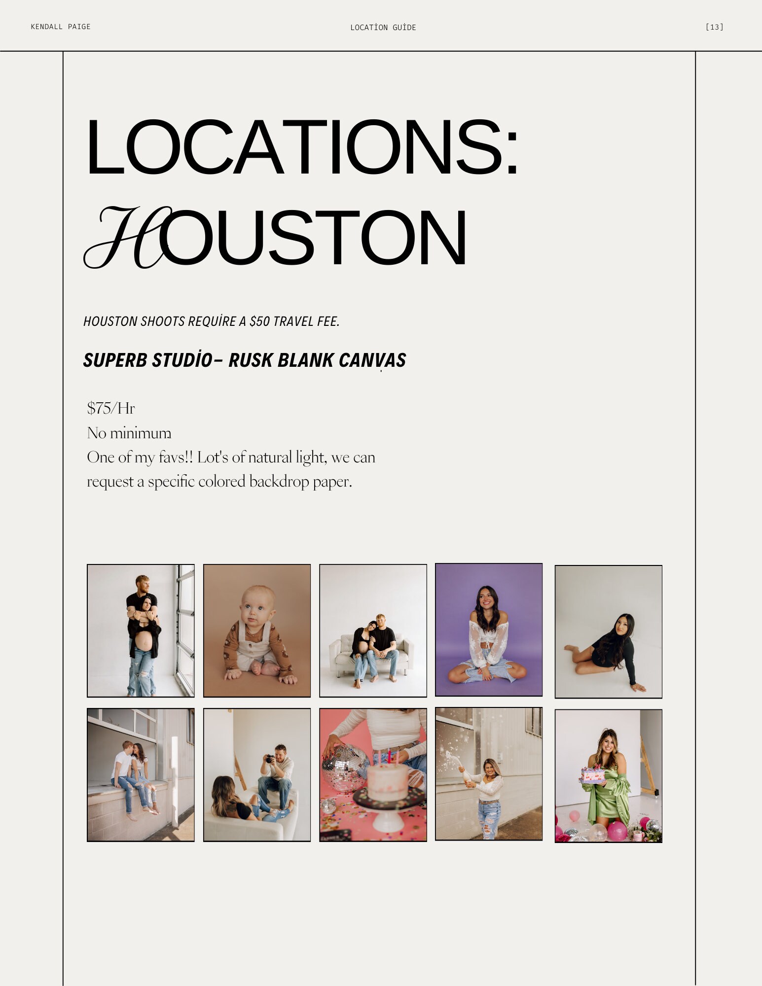Photography Location Guide: Canva Templates for Photographers - Etsy