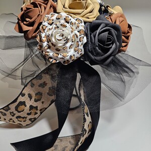 Leopard Print Wedding Bouquet. One of a Kind - Etsy