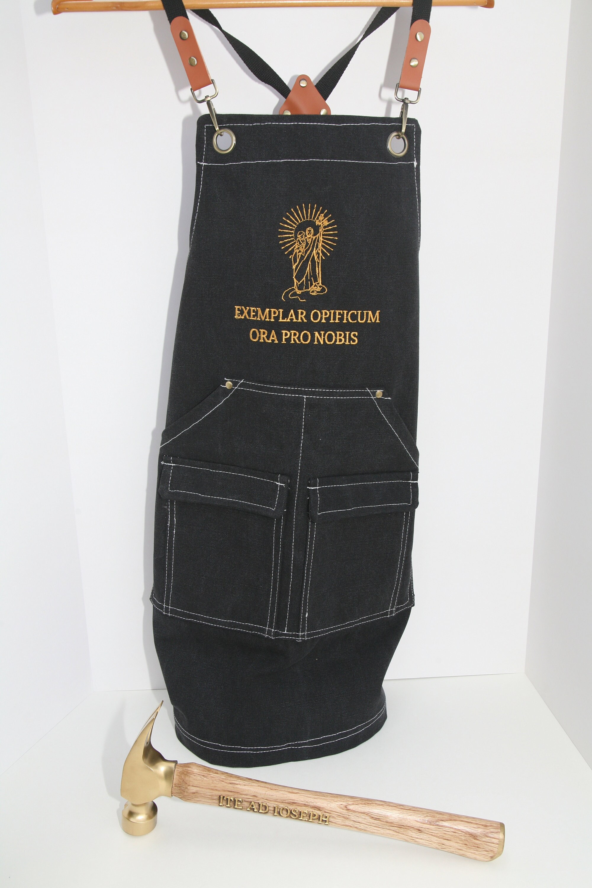 Exemplar Opificum Shop Apron, Shop Apron, Catholic Men, Cooking Apron ...