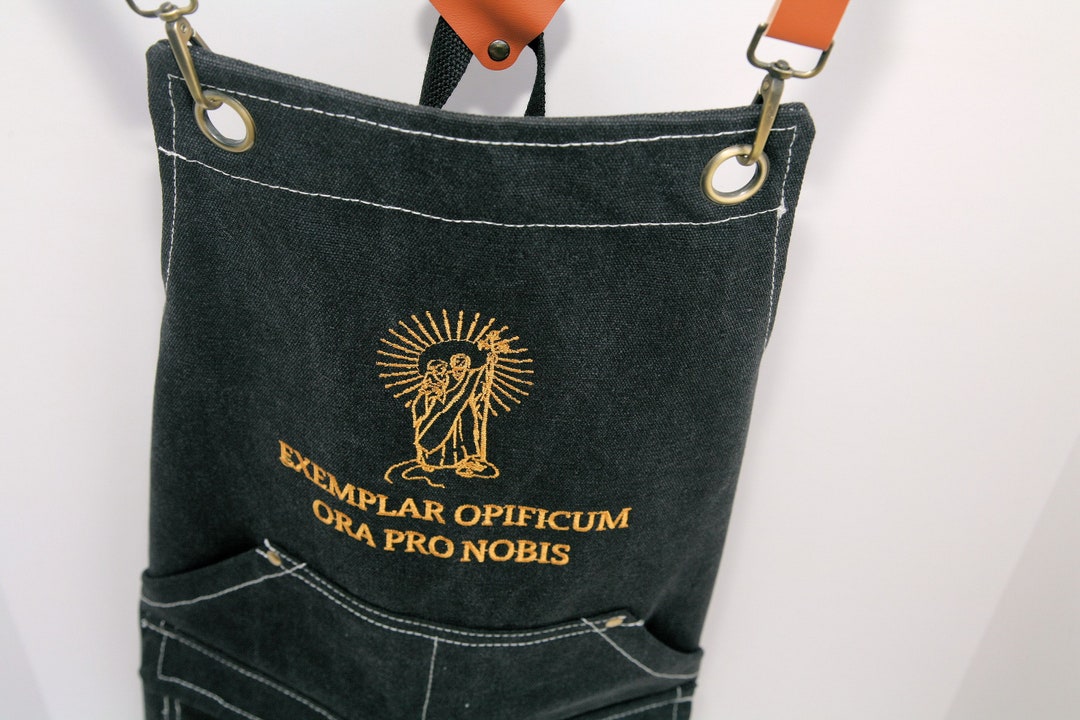 Exemplar Opificum Shop Apron, Shop Apron, Catholic Men, Cooking Apron ...