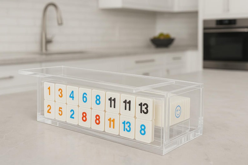 Acrylic Rummikub Set – Modern Lucite Coffee Table Game - Etsy