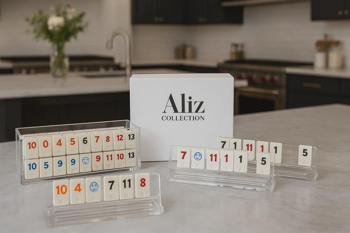 Acrylic Rummikub Set – Modern Lucite Coffee Table Game - Etsy