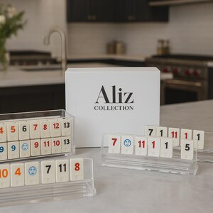 Acrylic Rummikub Set – Modern Lucite Coffee Table Game - Etsy