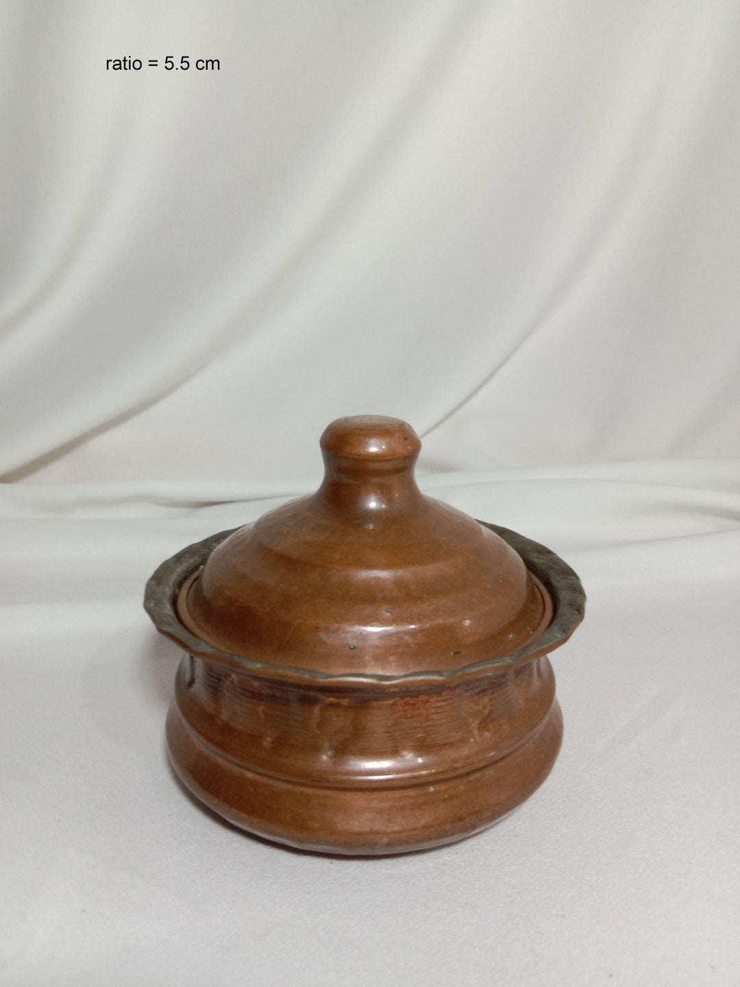 Small Vintage Copper Pot , Copper Planter, Copper Container, Succulent ...