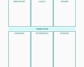 Beige and Brown Boho Abstract Illustration Daily Planner - Etsy